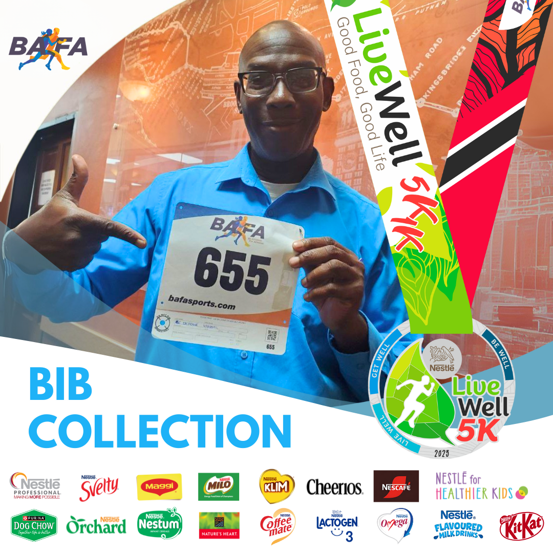 Nestlé LiveWell 5K & Healthier Kids 1K Bib Collection 2025 - Bafasports.com